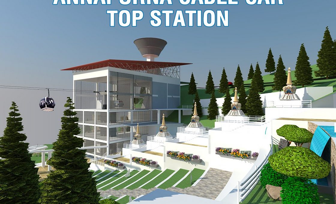 Cable Car from Birethanti of Kaski to Muktinath