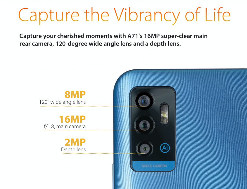 ZTE Blade A71 Price in Nepal | RAM, Camera, Specs, Buy