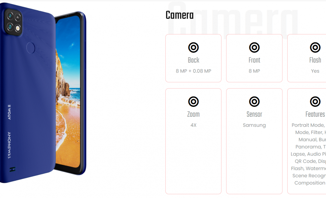 Symphony Atom II Price in Nepal: Specs, Features, Buy