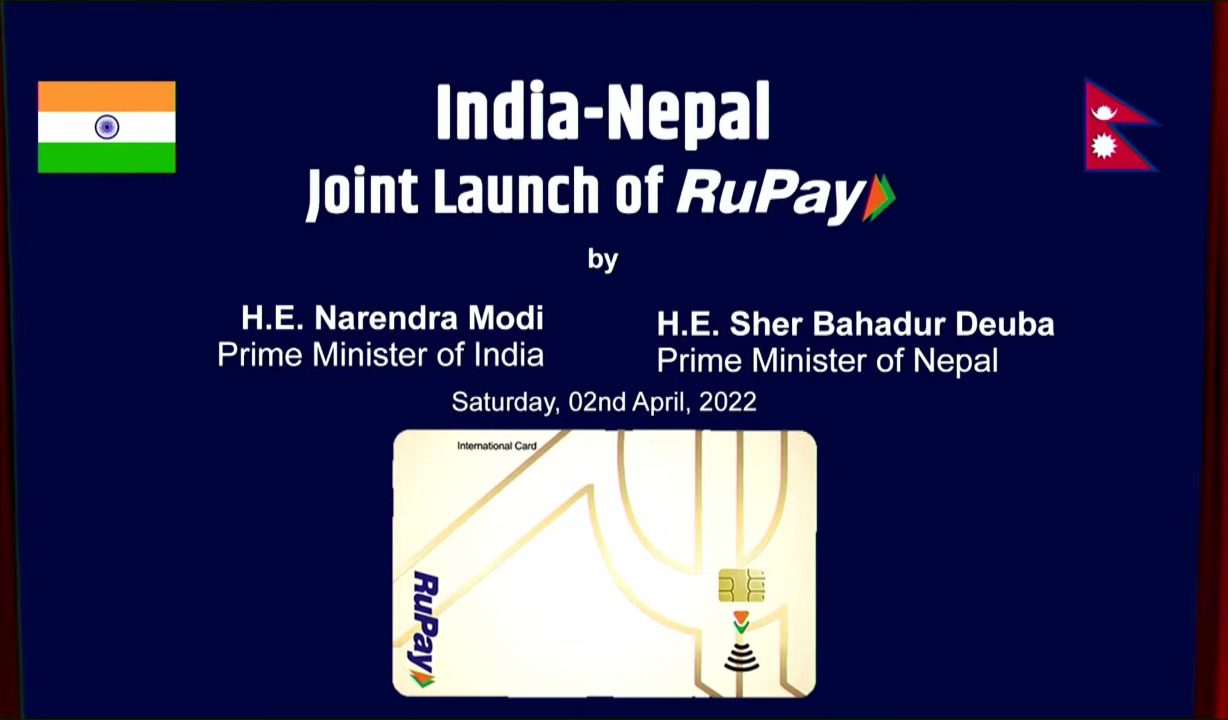 Indian Payment Service System 'RuPay' Launched in Nepal