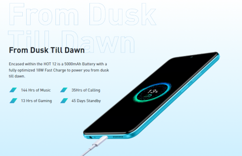 Infinix Hot 12 Price in Nepal, Specs, Features, Camera