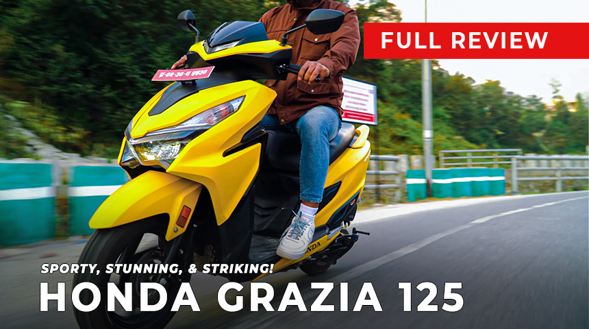 Honda Grazia 125 Review: Sporty, Stunning, and Striking!