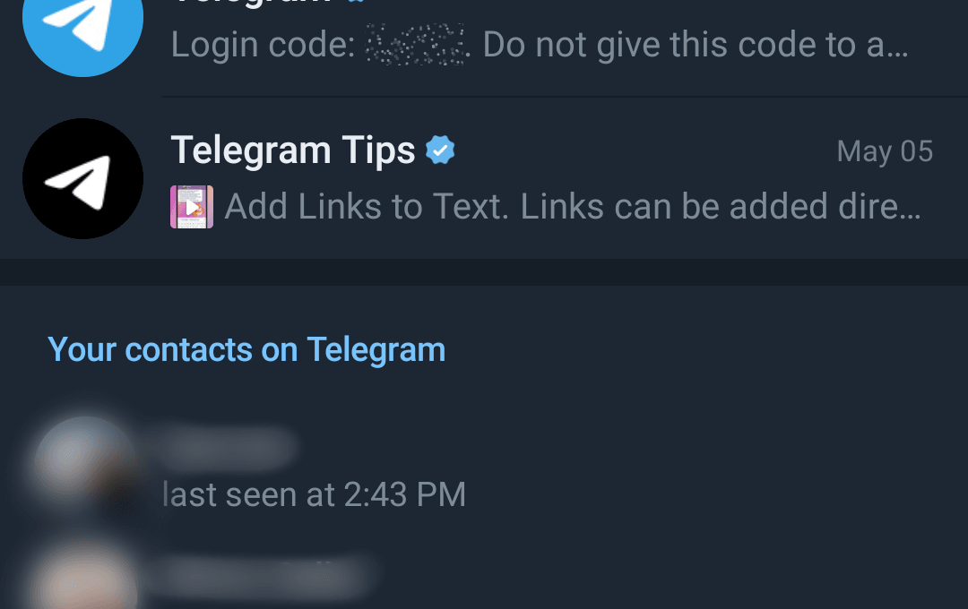 What Do Icons and Symbols Mean on Telegram