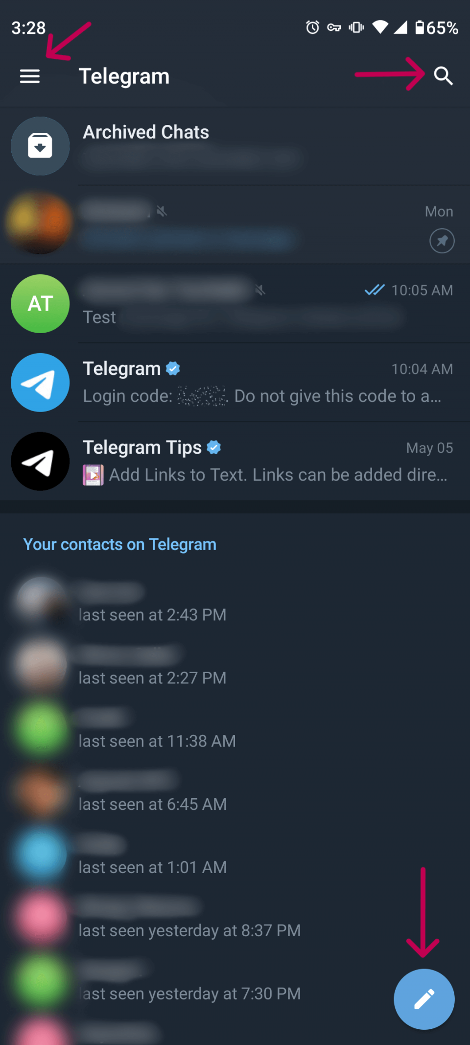 What Do Icons and Symbols Mean on Telegram