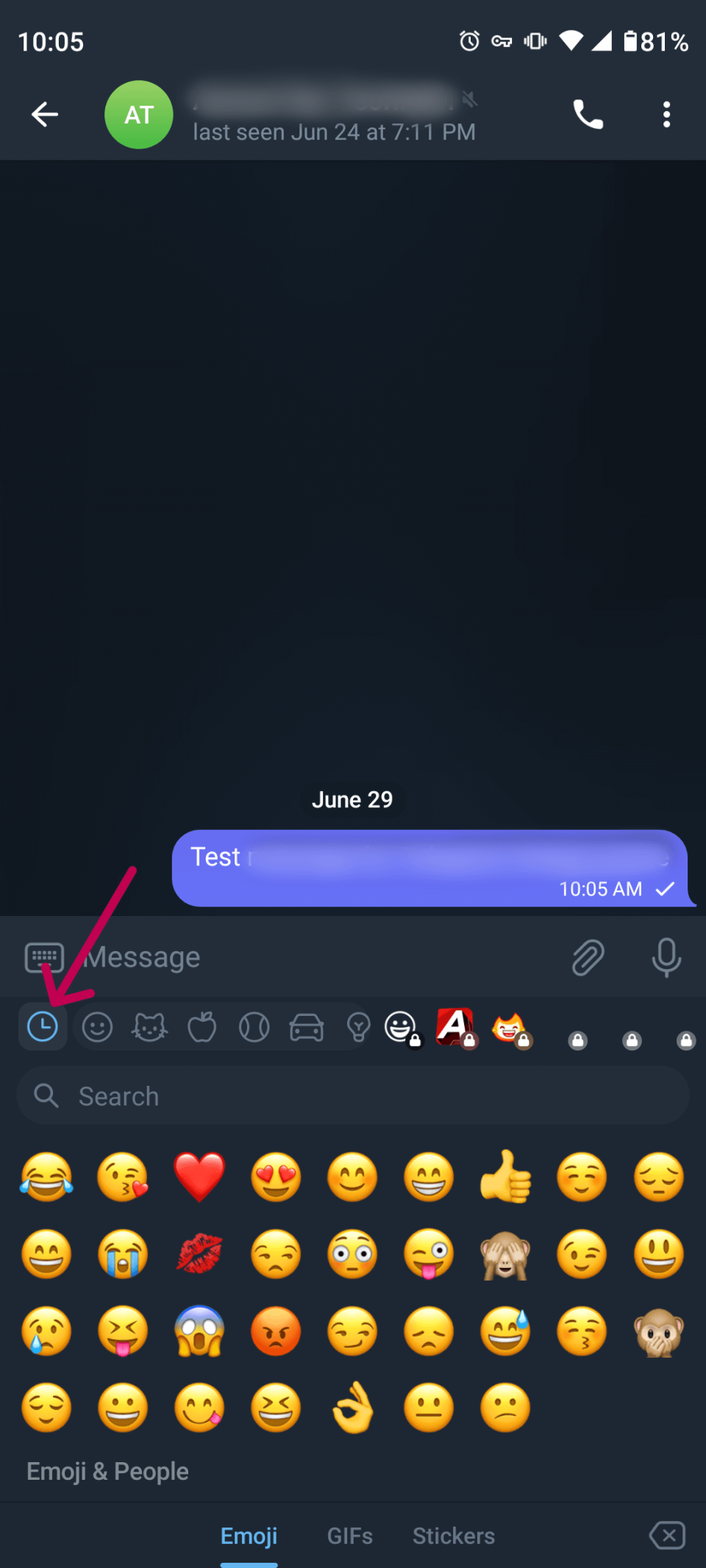 What Do Icons and Symbols Mean on Telegram