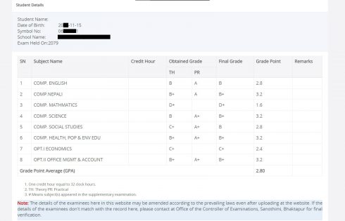 How to Check SEE Result 2081/82 Online with Marksheet?
