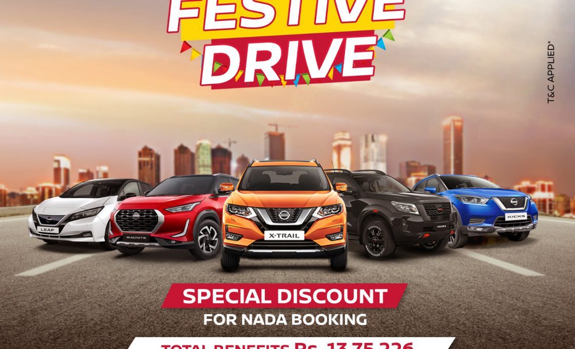 Nissan Festive Drive Offer, Dashain Tihar Offer, Discounts